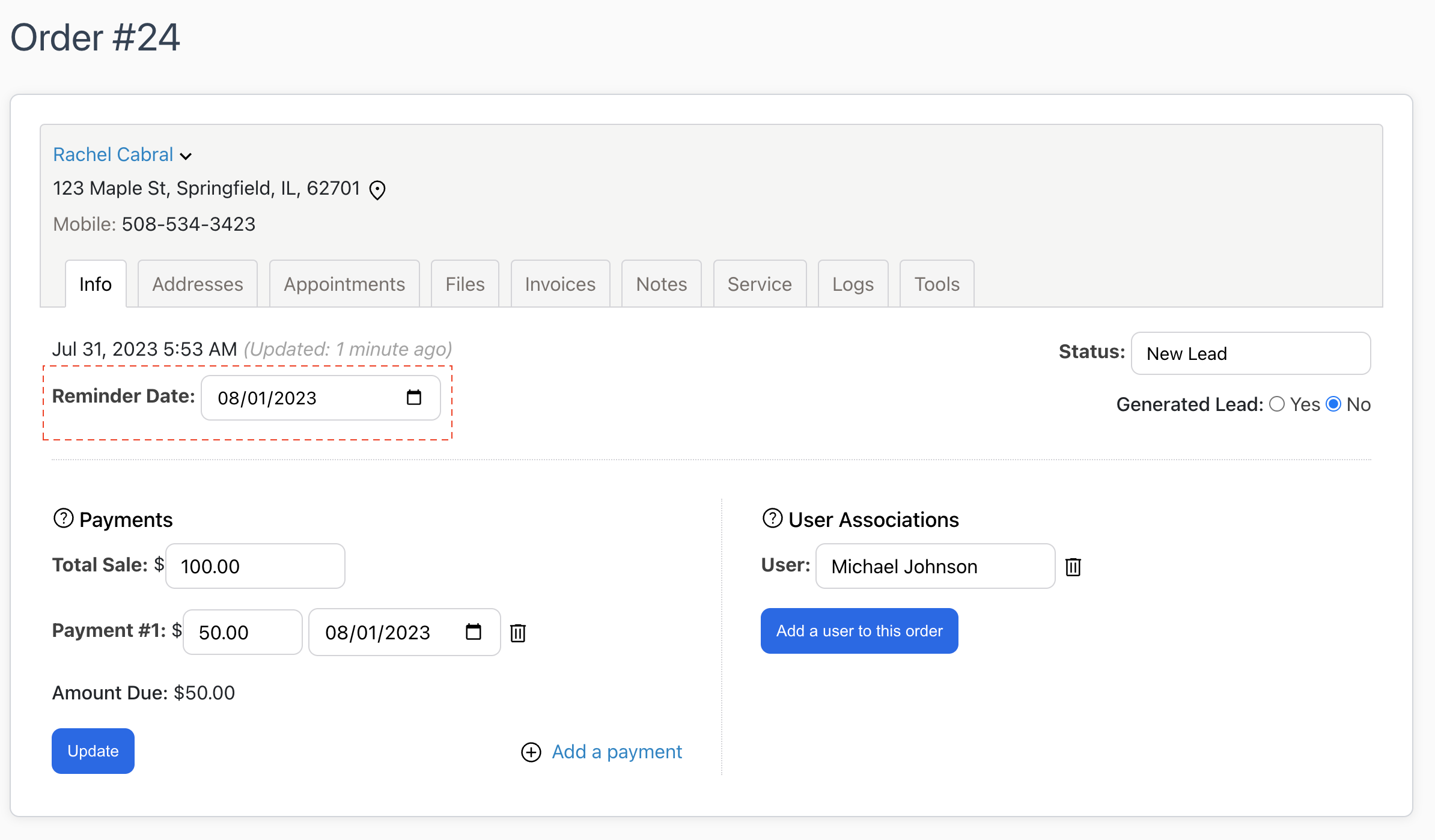 How Do Order Reminders Work? | CustomerTrackr : Online customer ...